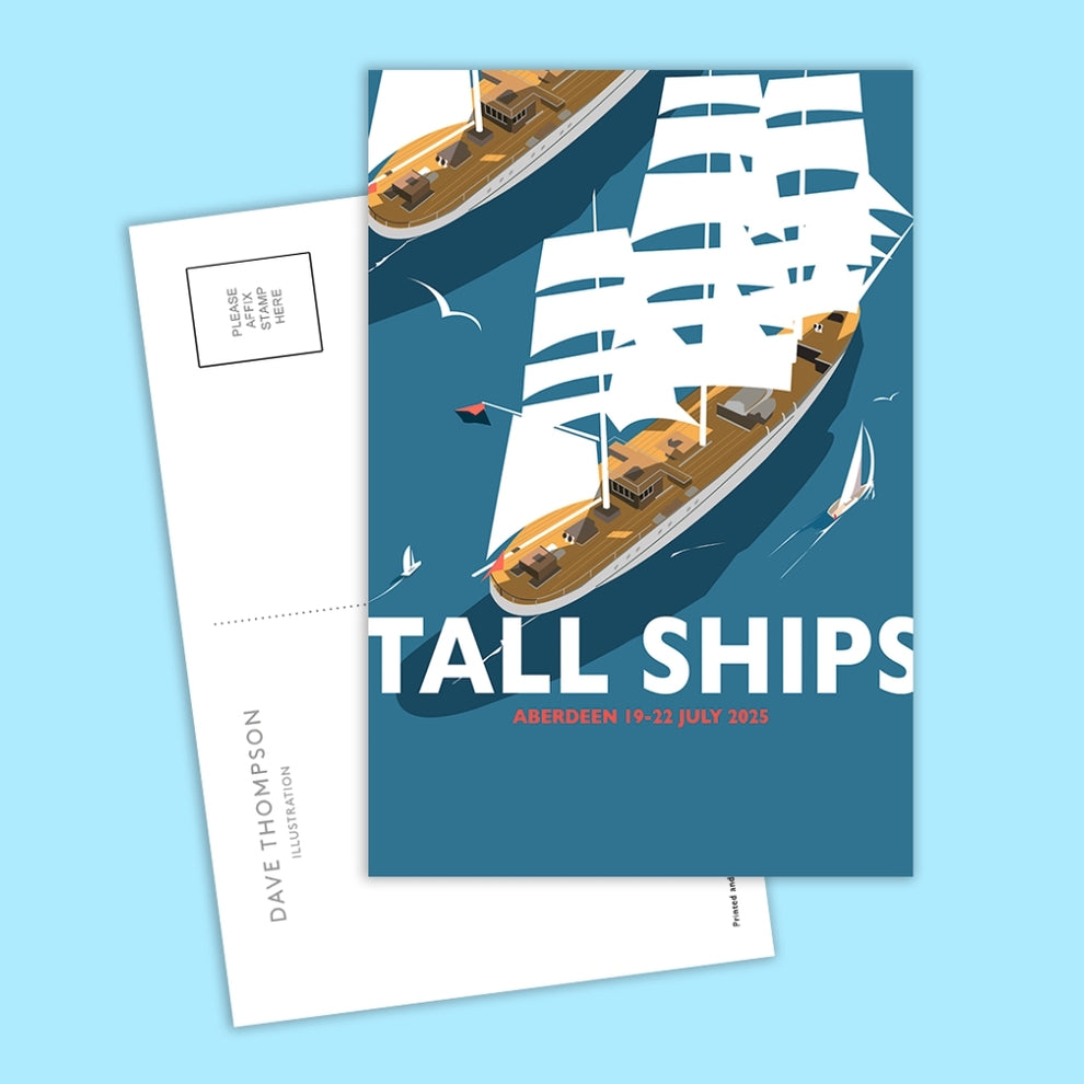 The Tall Ships set of 8 Postcards – The Tall Ships Races Aberdeen